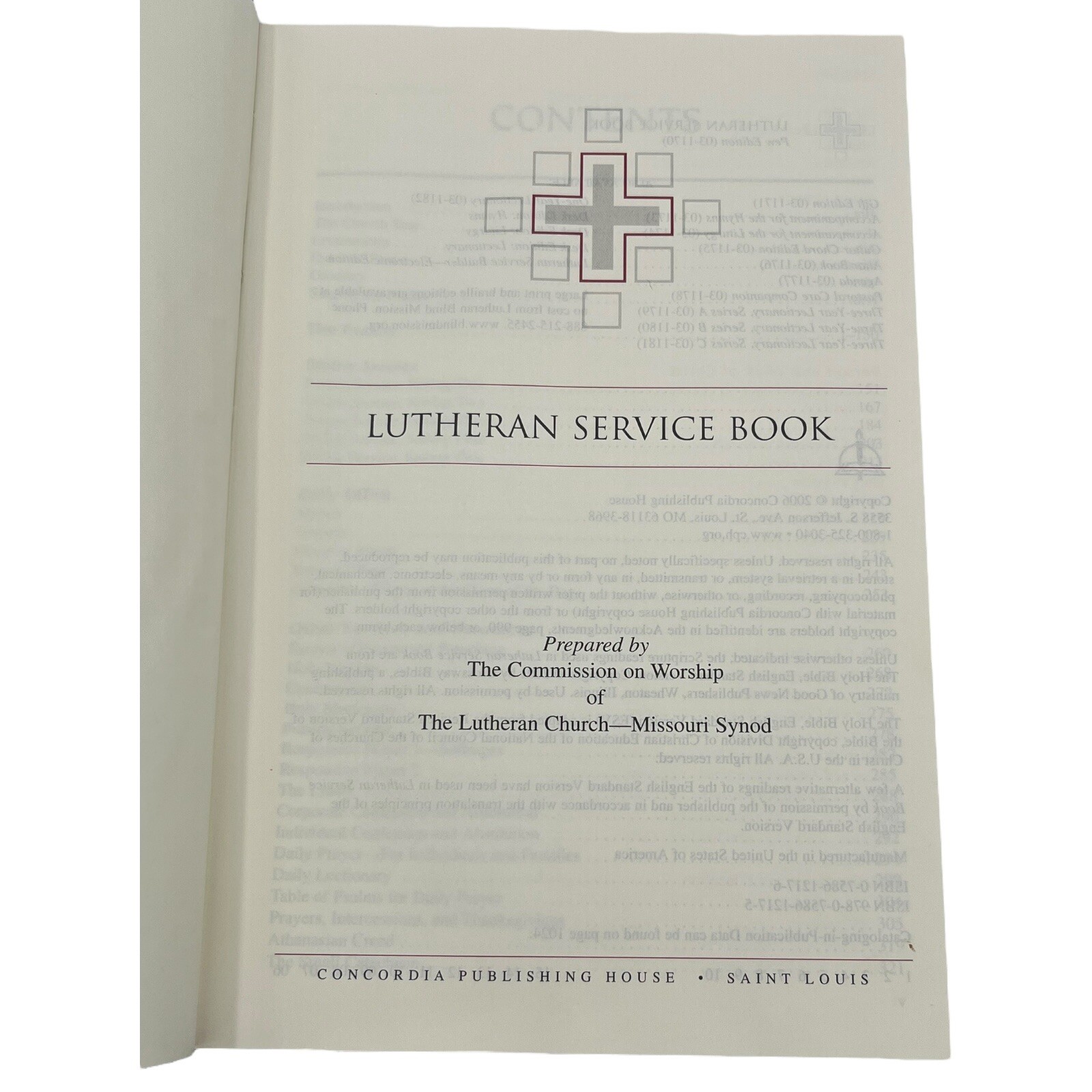 Lutheran Service Book (2006, Hardcover) for sale online | eBay