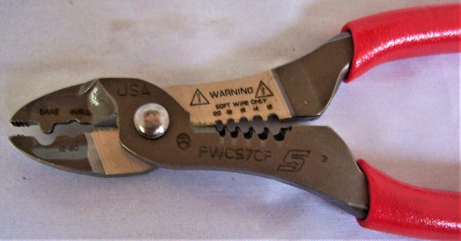 Snap-On Tools PWCS7ACF Wire Stripper Crimper 7” for sale online | eBay