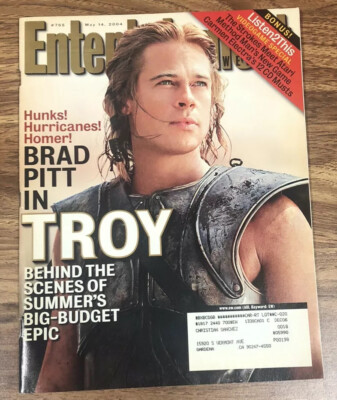 Entertainment Weekly Magazine BRAD PITT #765 May 14, 2004 Troy | eBay