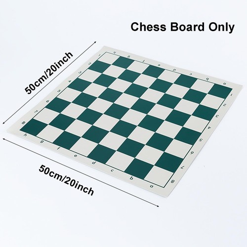 20" Tournament Roll Up Chess Board, Tournament Chess Mat, Vinyl with ...