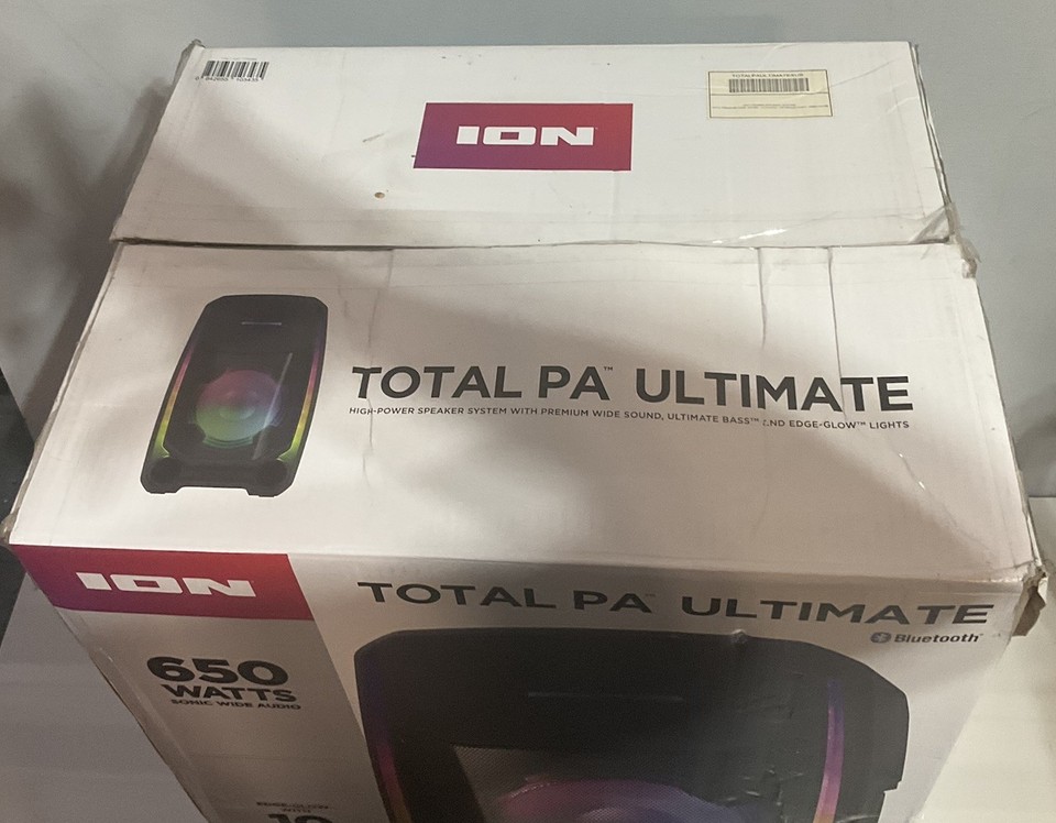 ION Audio Total PA Ultimate Bluetooth Speaker - PA System with Ultimate ...