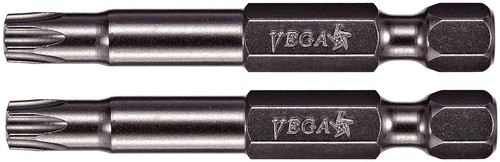 Pack of 2 VEGA T27 TORX Security Bits Professional Grade 2 in 150TT27A ...