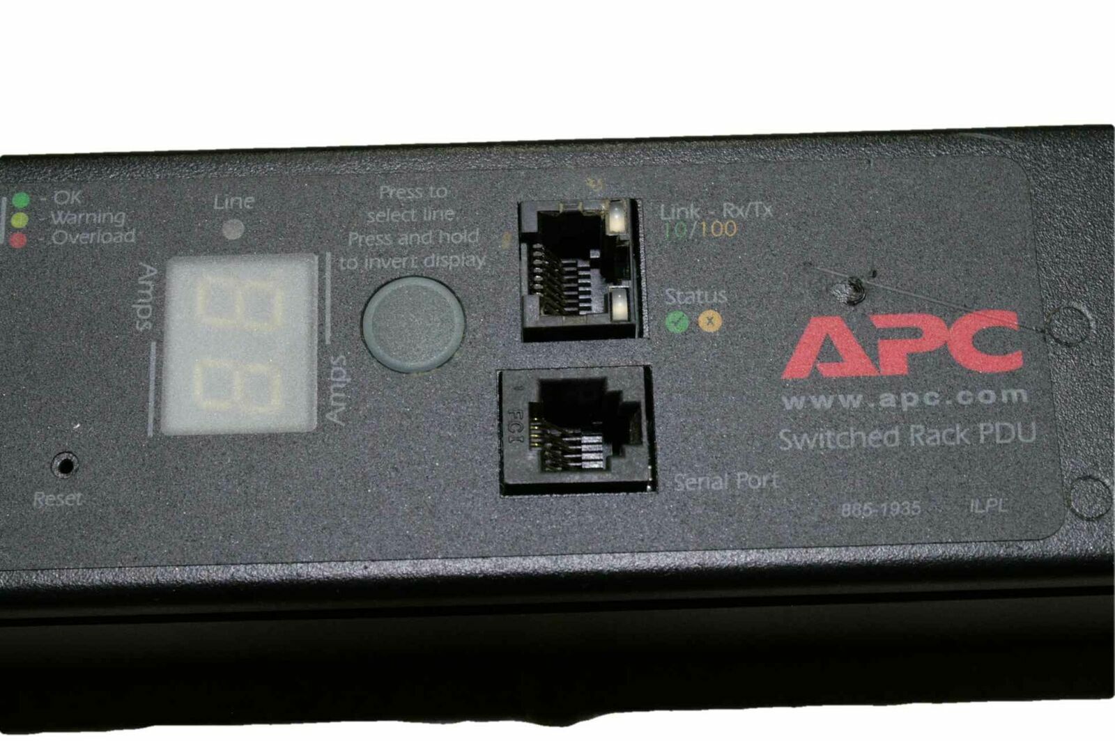 APC AP7930 24-Outlet Switched Rack Power Distribution PDU 120V 20A (3 ...