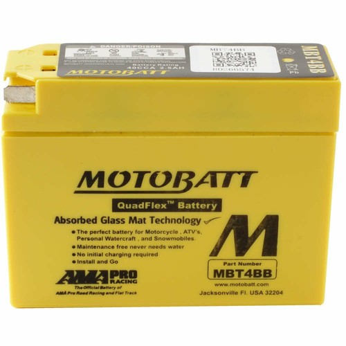 MBT4BB MOTOBATT Battery Fit Yamaha TTR50-E 2008 2009 2010 2011 2012 ...