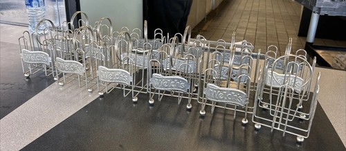 12 Vintage Welch's Restaurant Metal Wire Jelly Condiment Menu Holder ...