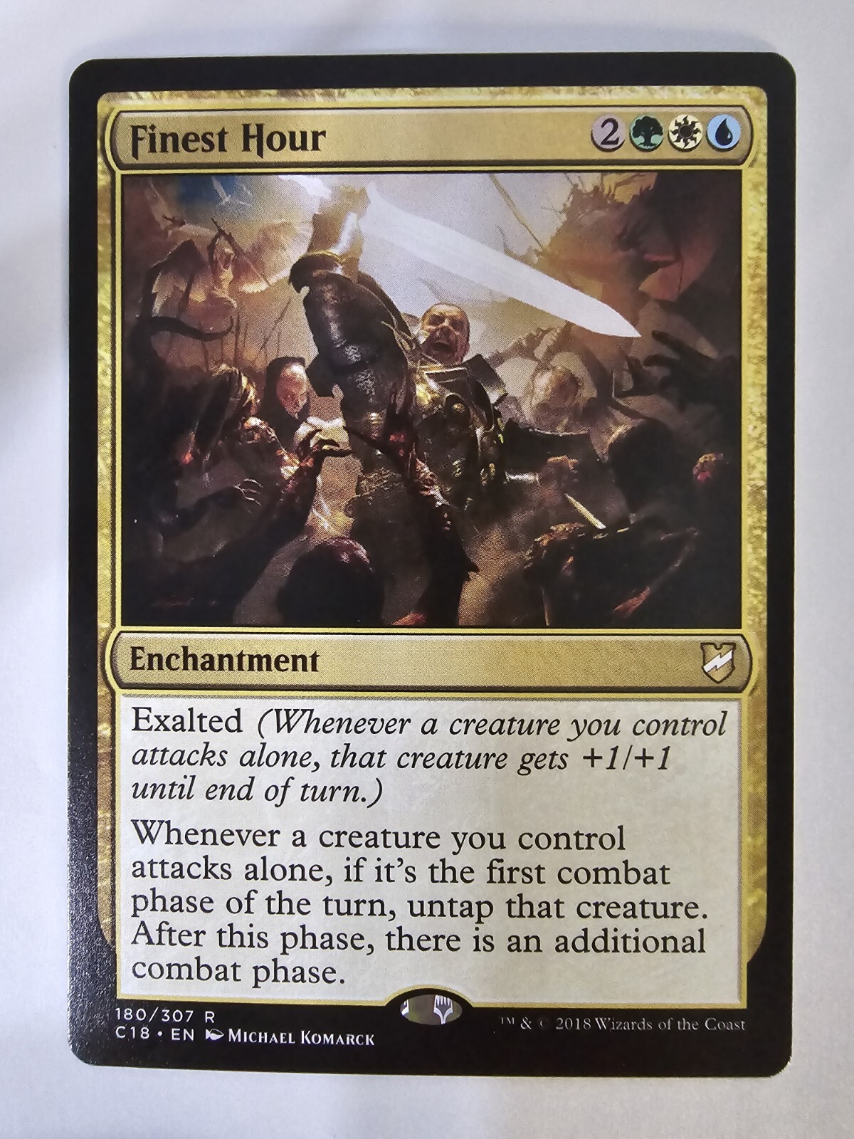 Finest Hour | MtG Magic Commander 2018 | English | Near Mint-Mint (NM-M ...