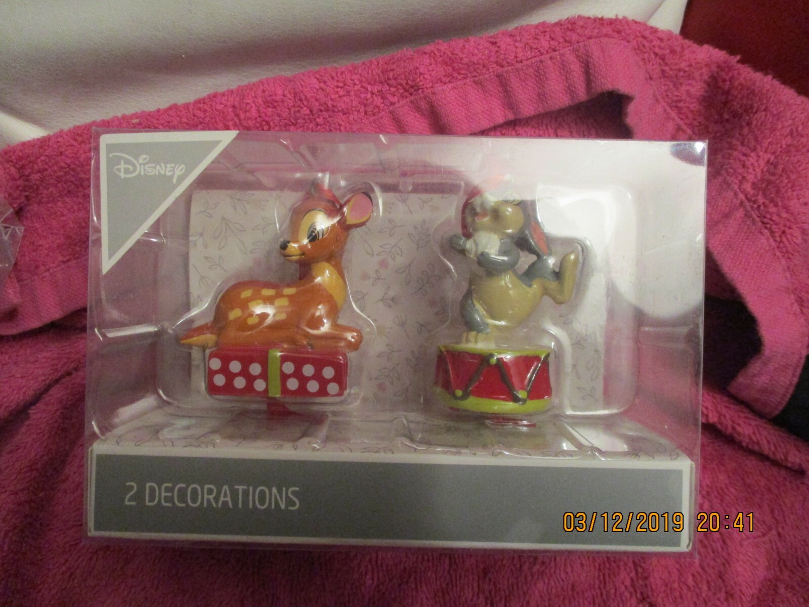 PRIMARK CHRISTMAS BAUBLES DISNEY BAMBI AND THUMPER NEW | eBay UK