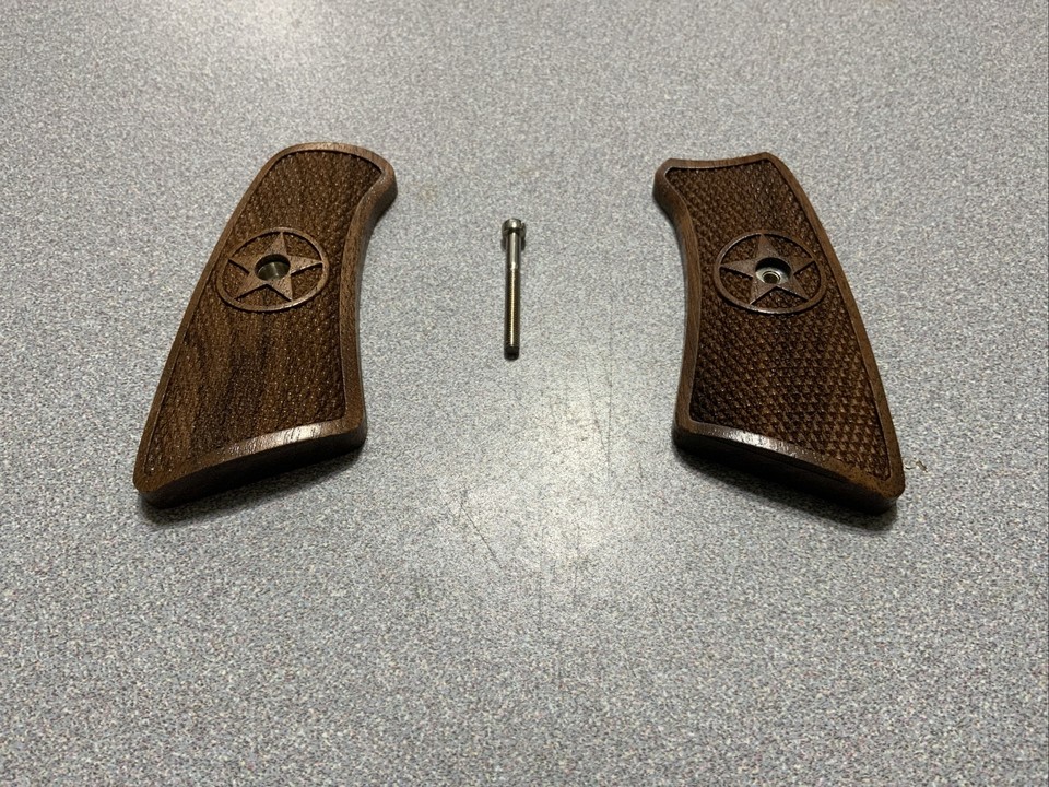 Wood Grip Inserts - Ruger GP-100 For Standard Size Rubber Grip | eBay