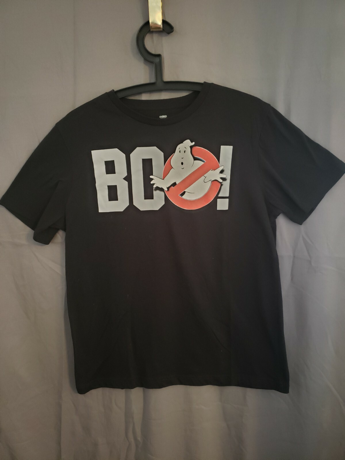 Ghostbusters Mens Black Boo! Logo Short Sleeve T-Shir… - Gem