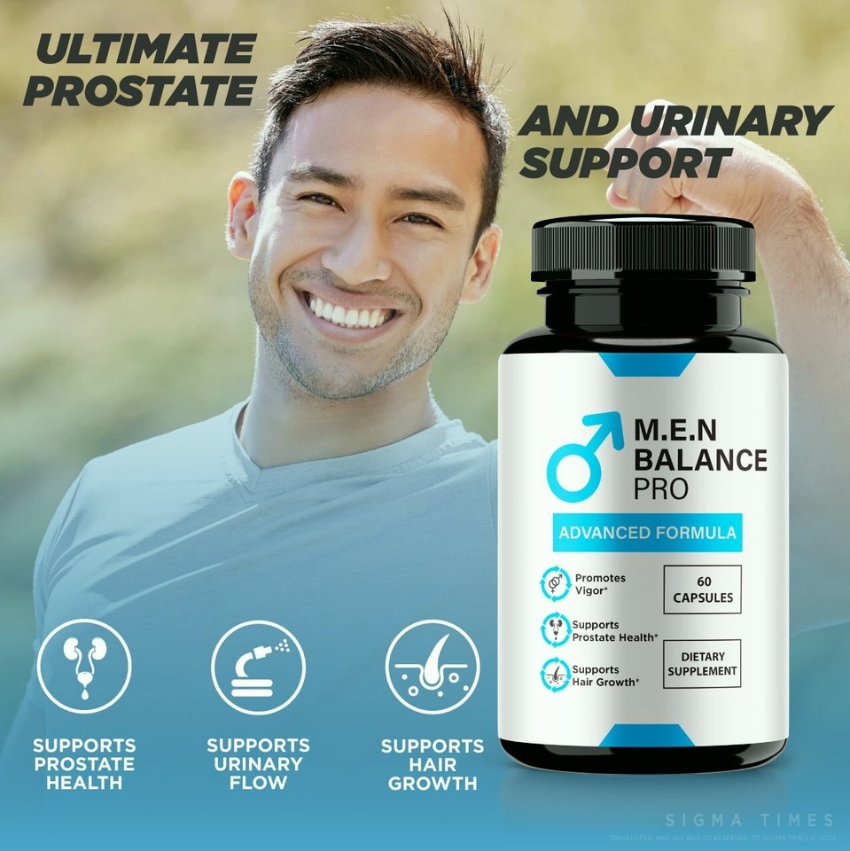M.E.N Balance Pro Prostate Support Pills for Male Stamina & Vitality ...