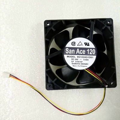 One For SANYO San Ace 120 New 24V 0.50A 9G1224G1D01 12cm fan Free ...