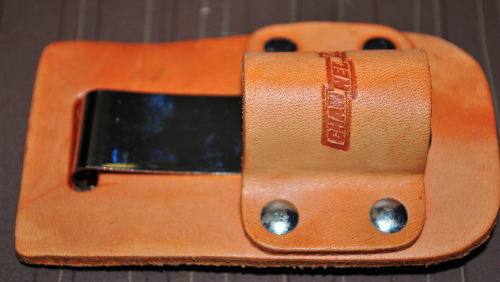 Channellock Leather Holster Holder for Ratchet w/ metal belt clip made ...