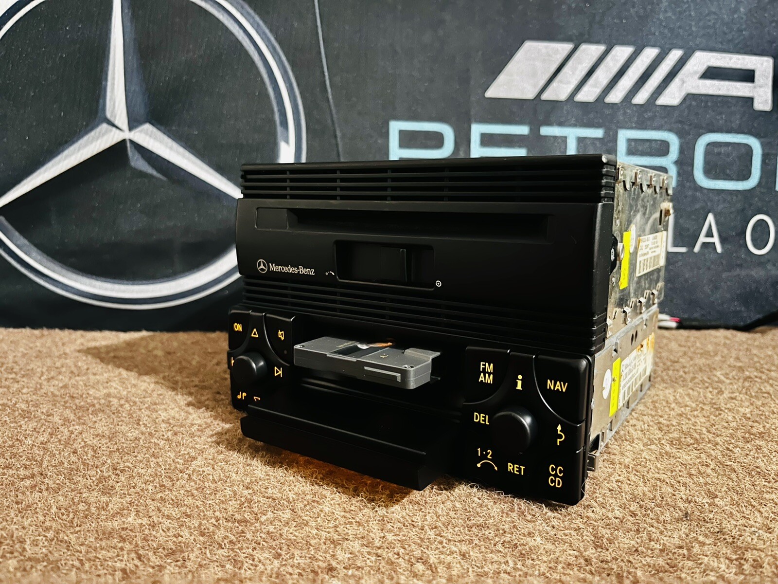 Mercedes W140 APS BT-2 Bosch Control Unit BO1150 RDS Cassette/CD ...