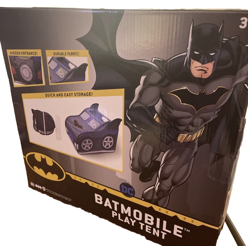 Sunny Days Batman Pop Up 3D Batmobile Tent Indoor Playhouse New in ...