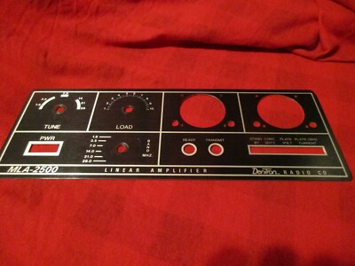Dentron MLA-2500 Face Plate | eBay