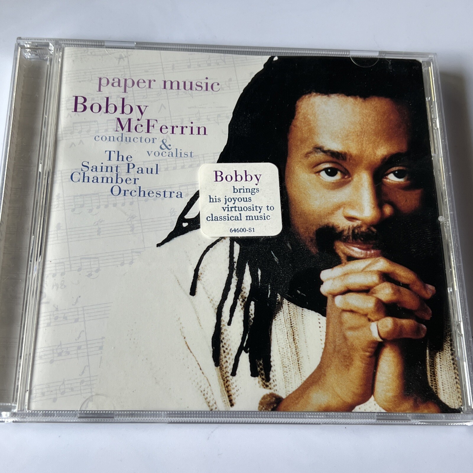 Paper Music CD Jul-1995 Sony Classical Bobby McFerrin St Paul Chamber ...