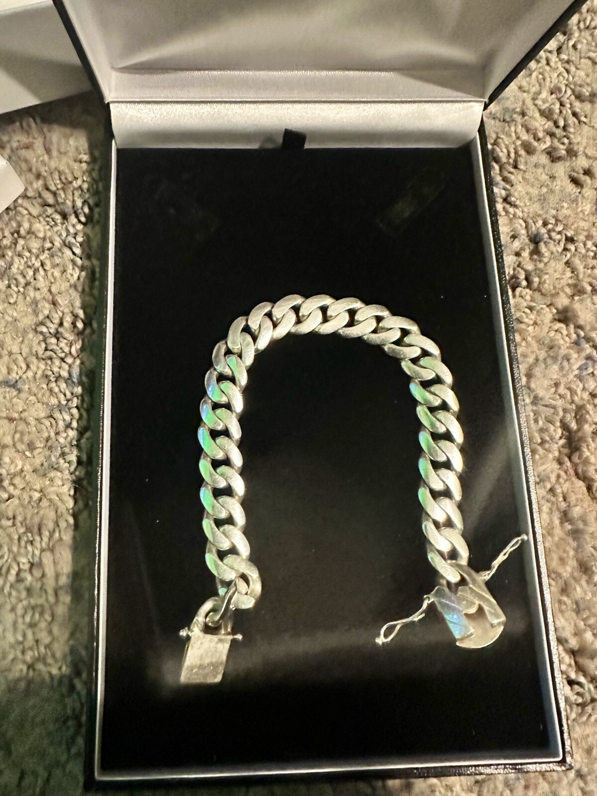 silver cuban link bracelet 925 Harlem Bling - Gem