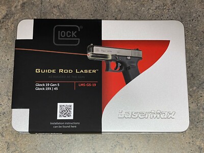 LaserMax Red Guide Rod Laser for Glock Gen 5 Models 19,19 MOS,19X,45 ...