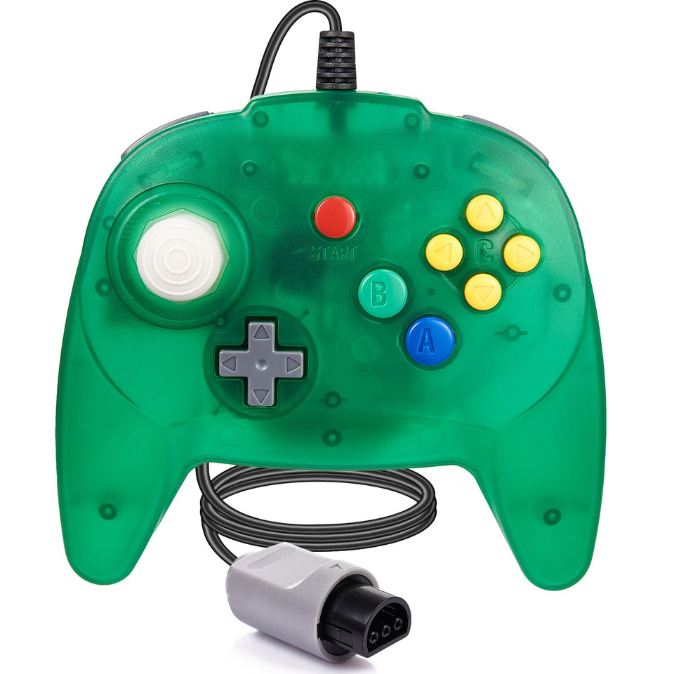 Upgraded N64 Wired Controller Replacement Gamepad for Nintendo 64 Game ...