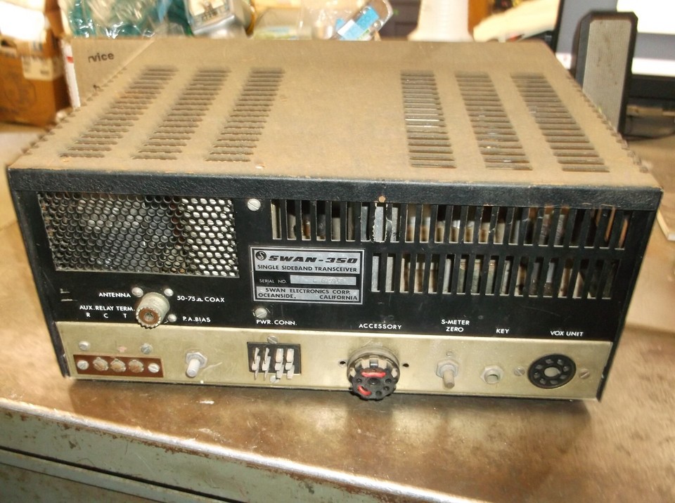 SWAN 350 SINGLE SIDEBAND TRANSCEIVER HAM RADIO NO POWER SUPPLY (SS5) | eBay