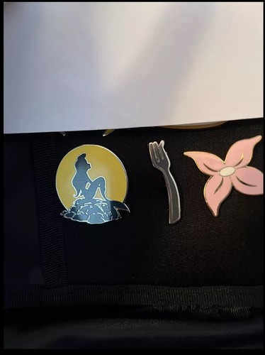 Disney Pins -2017 -The Little Mermaid Icons- Shell/Flower/Fork/Ariel ...