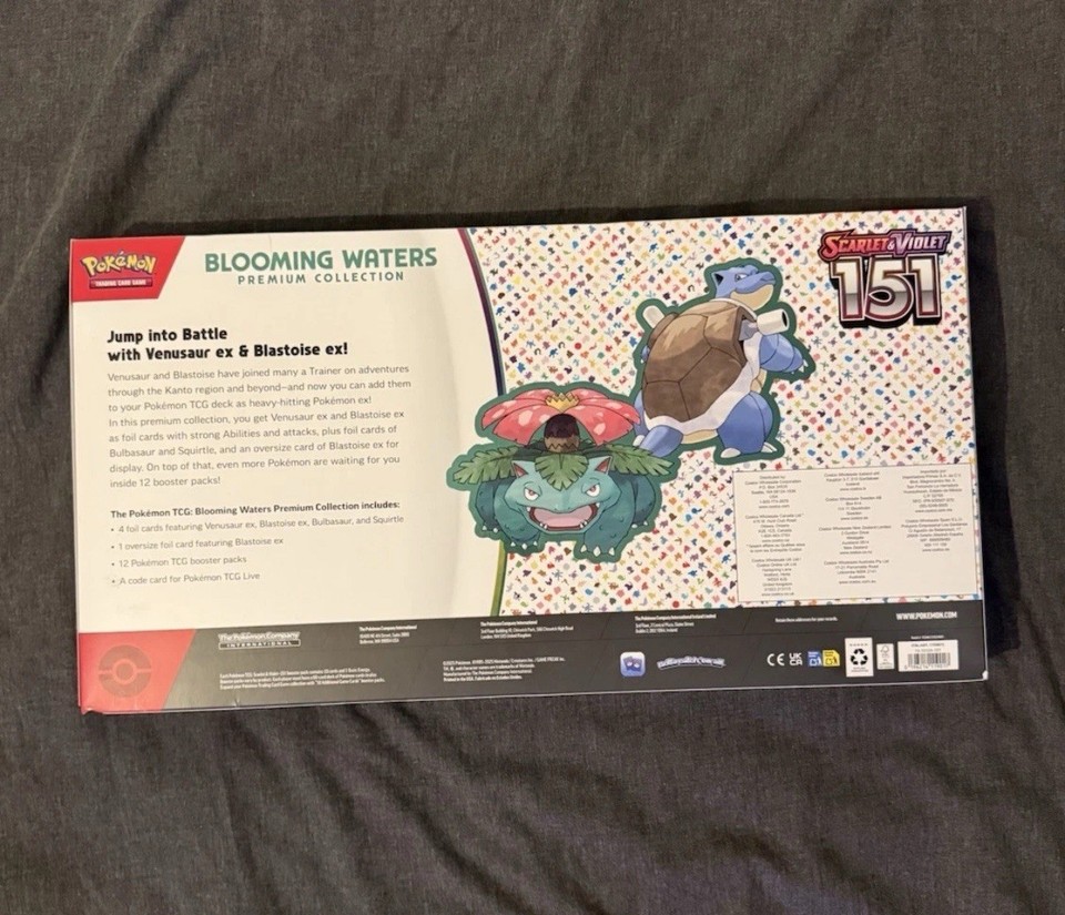 Pokemon Blooming Waters Premium Collection 151 Brand New | eBay