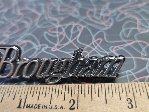 Ford Lincoln Mercury Brougham Emblem Nameplate Badge OEM Used Unsure Of ...