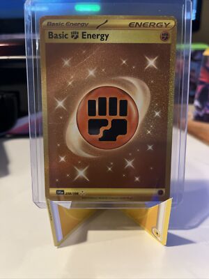 BASIC FIGHTING ENERGY 258/198 SCARLET & VIOLET BASE SET POKEMON (HYPER ...