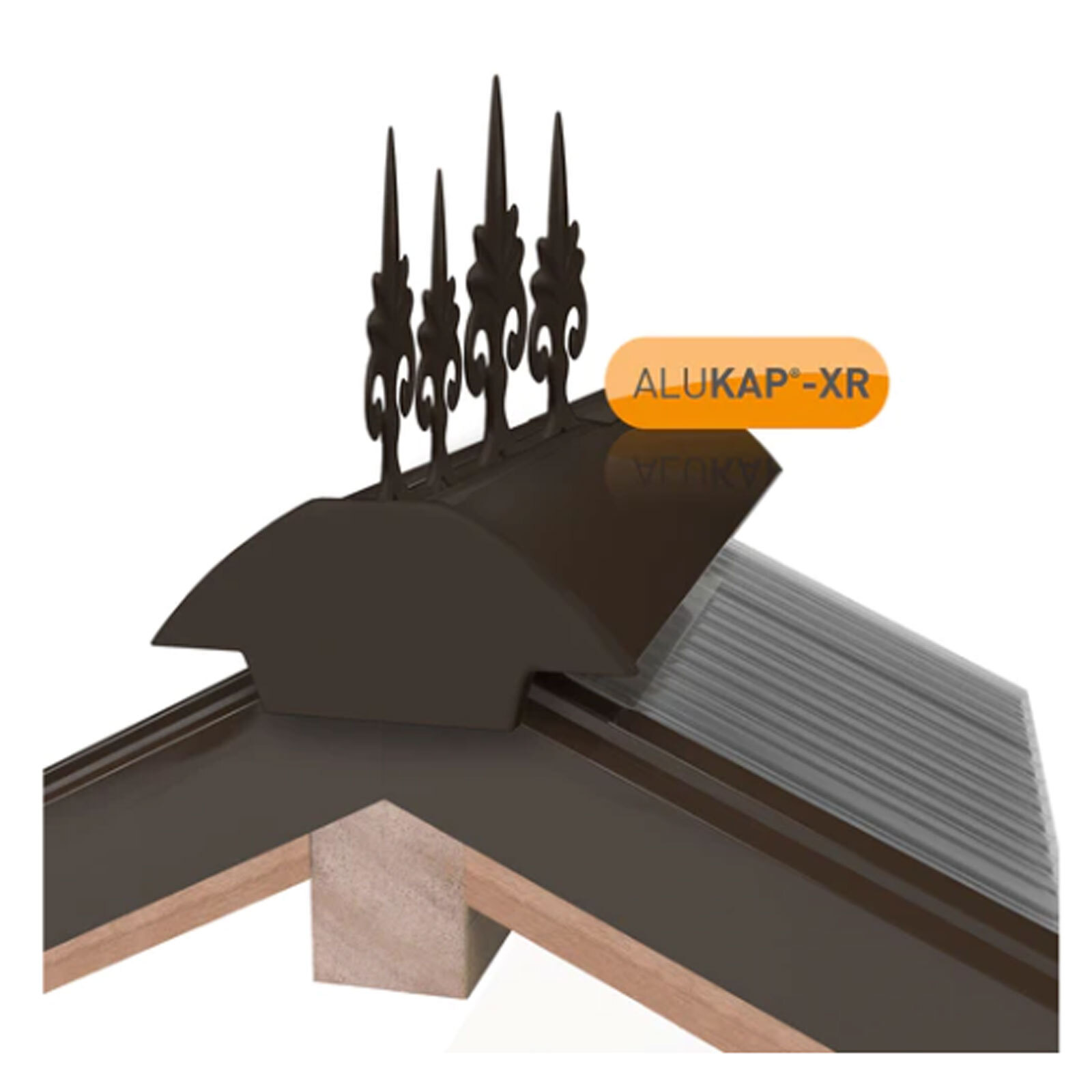 ALUKAP-XR Aluminium Cresting Decorative Finish Conservatory & Lantern ...