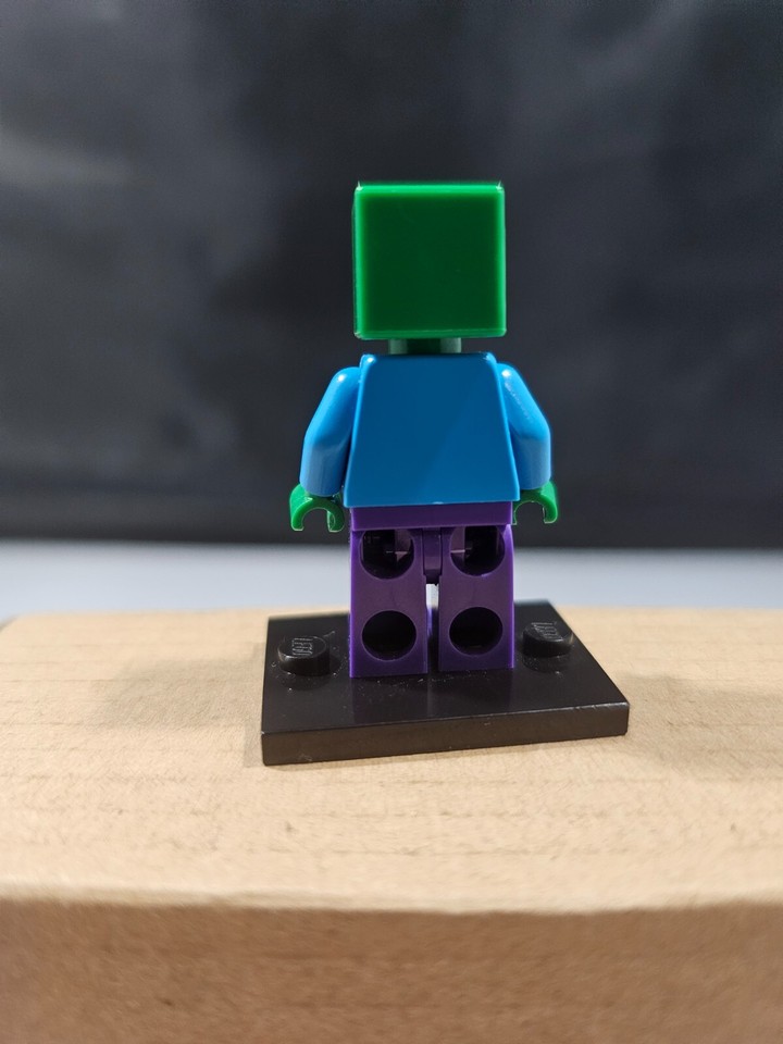 LEGO Minifigure MIN010 - Minecraft Zombie - Dark Purple Legs | eBay