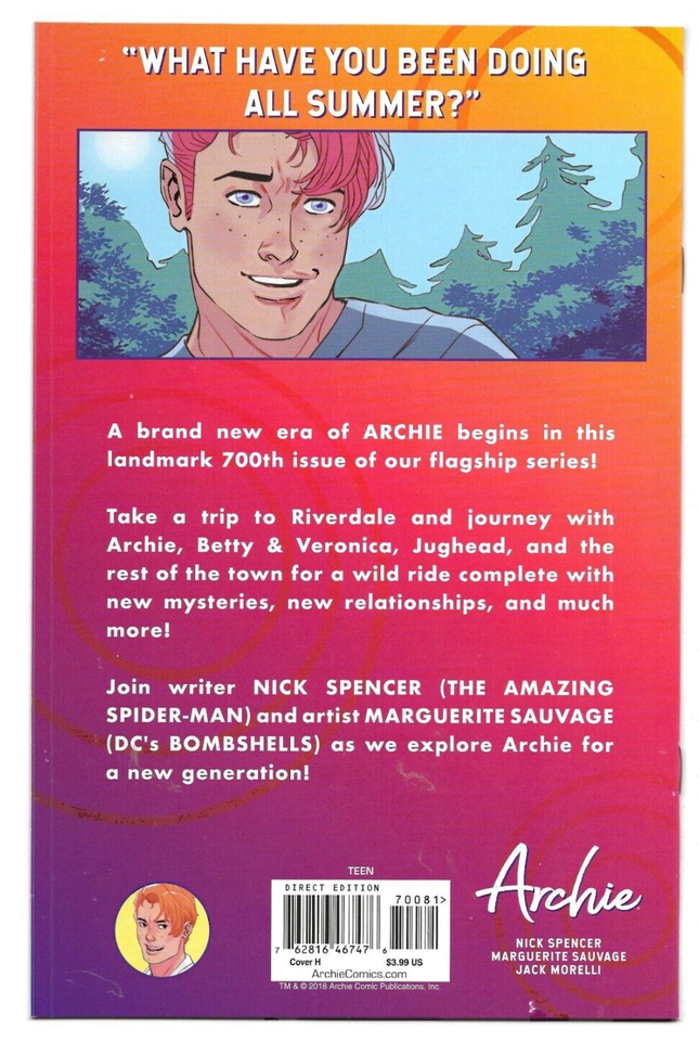 Archie Comics ARCHIE #700 first printing Pitilli cover | eBay