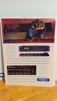 DIGITECH RP10 EFFECTS GUITAR PRINT AD 11 X 8.5 07094 | eBay