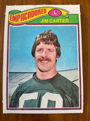 1977 Topps Mexican #287 Jim Carter of the Green Bay Packers | eBay