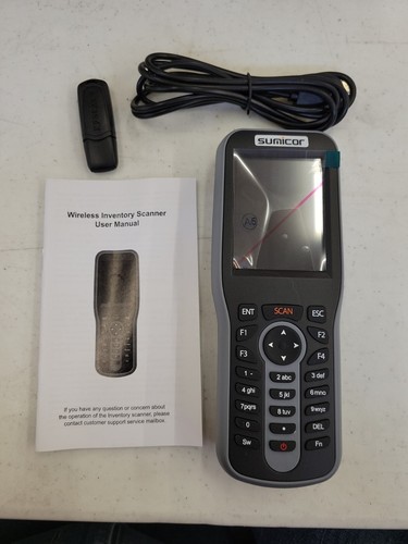 Sumicor Inventory Data Terminal Barcode Scanner 1D Wireless Linear ...
