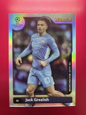 2021-22 Topps Merlin JACK GREALISH Silver Refractor Man City 🏴󠁧󠁢󠁥󠁮󠁧󠁿⚽️🔥 ...