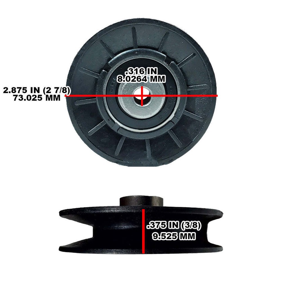 Proven Part V-Idler Pulley For John Deere AM121967 LT 133 150 155 160 ...