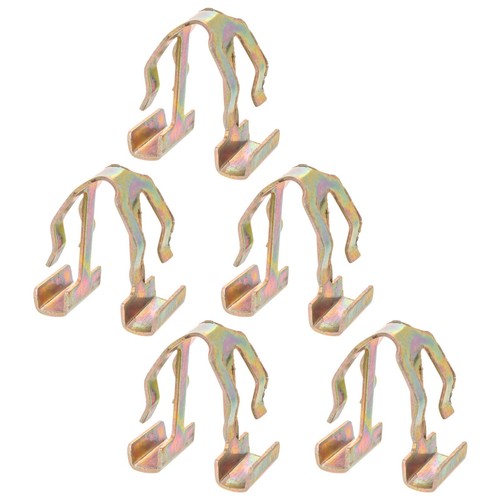 5pcs 18mm x 10mm Metal U Type Clip Barbed Fasteners Retainer Speed Nut ...