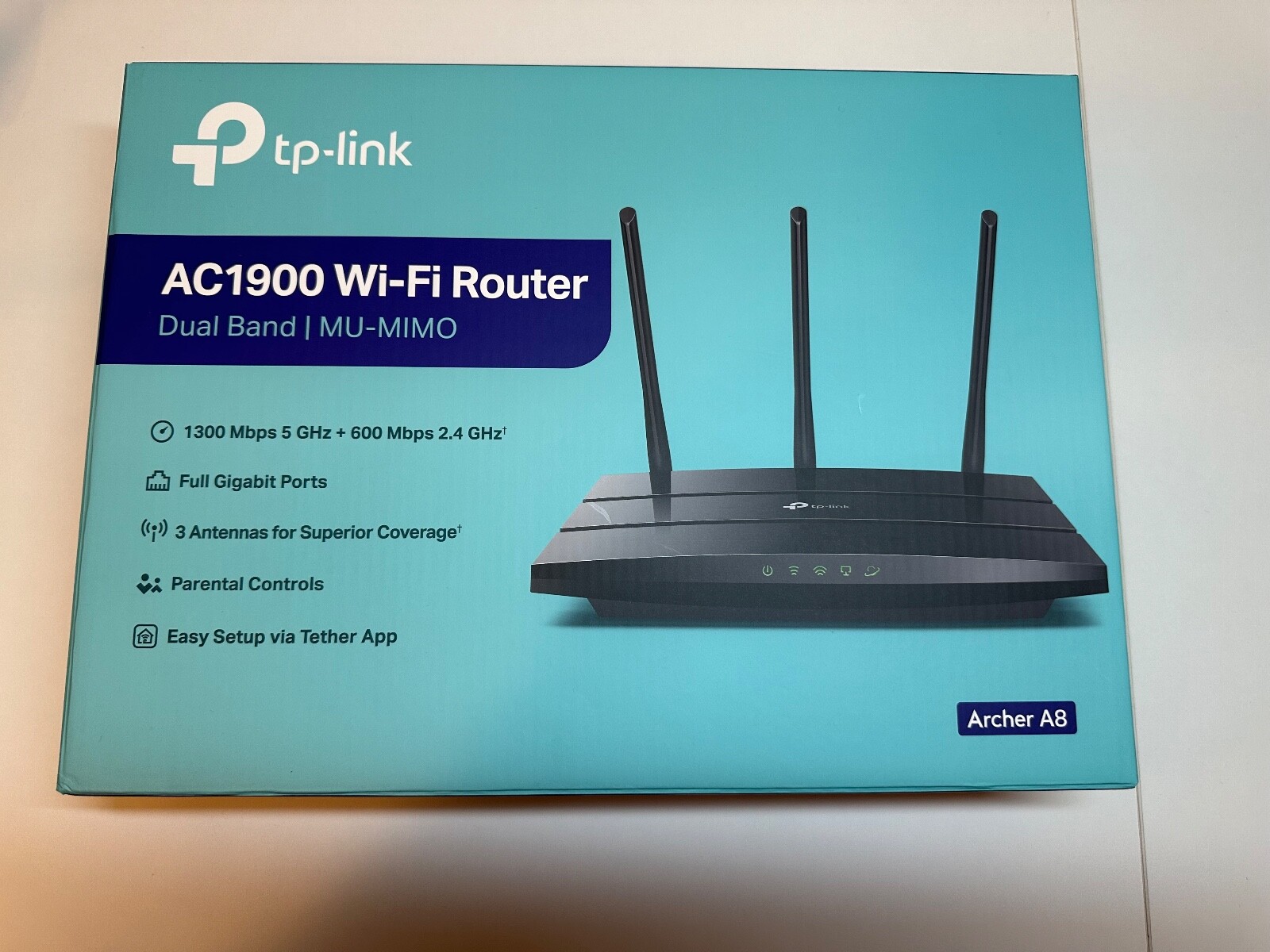 TP-LINK AC1900 Wi-Fi Router Dual Band/MU-Mimo Archer A8 840030703966 | eBay