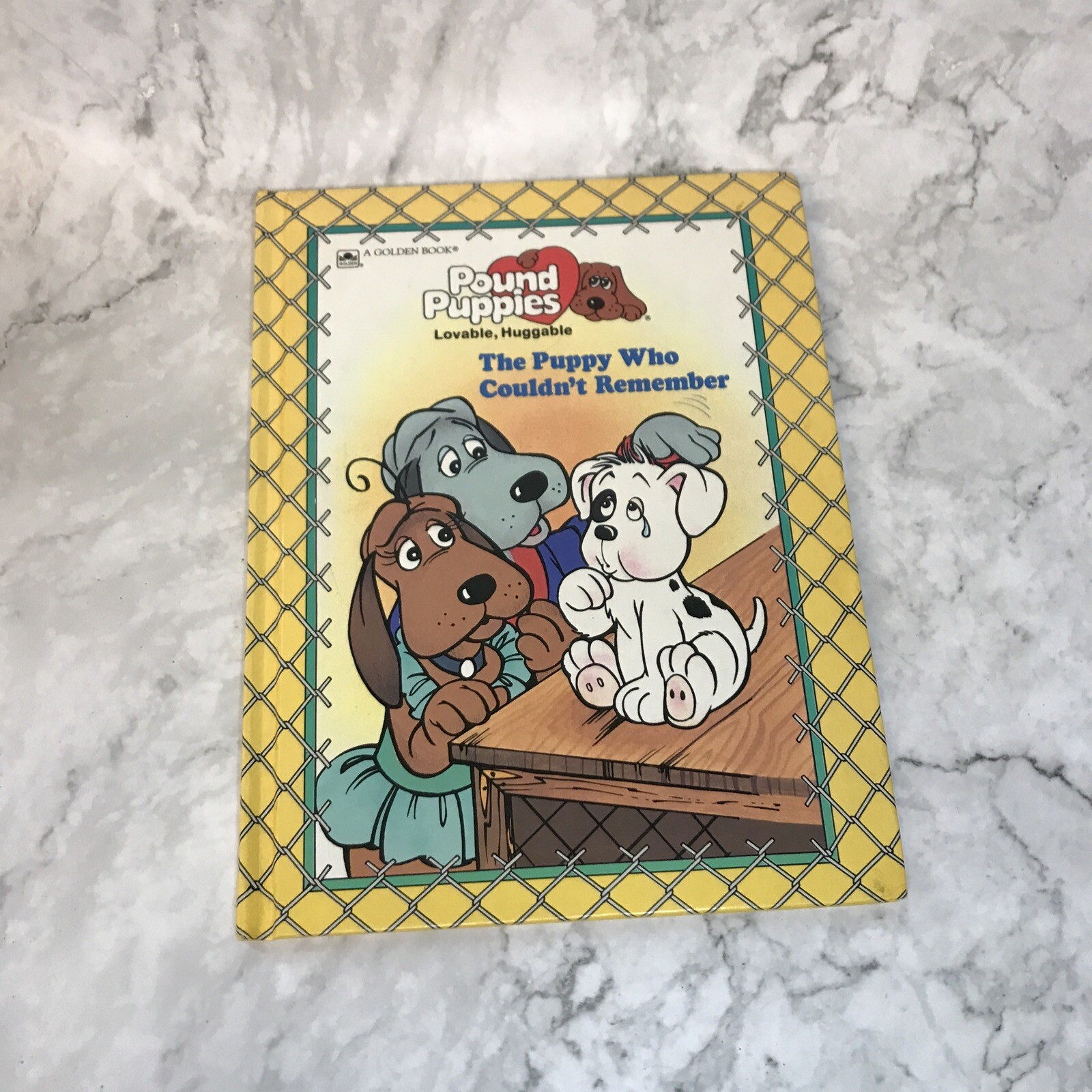 Vintage 1986 Pound Puppies Golden Book the Puppy who Couldnt Remember ...