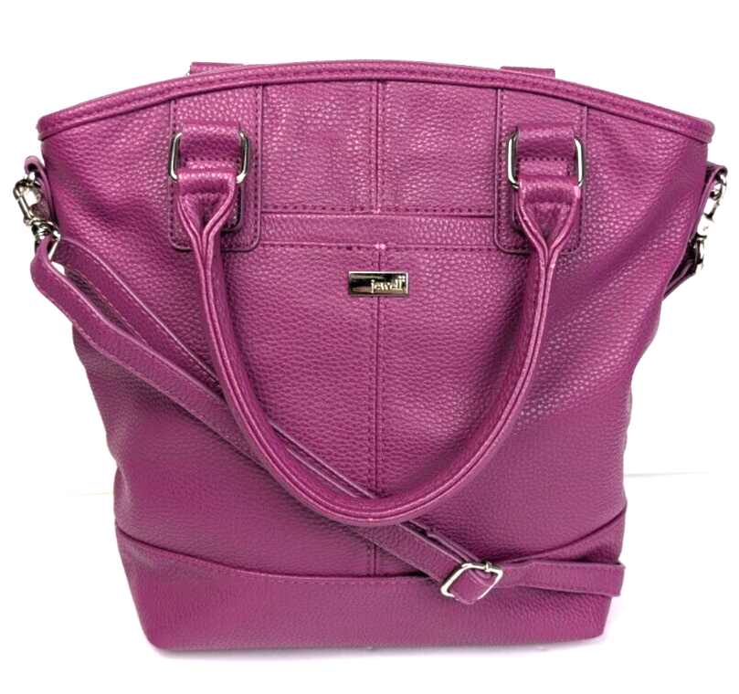 Jewell by Thirty-One Purple Pink Daring Abbey Tote Crossbody Bucket ...