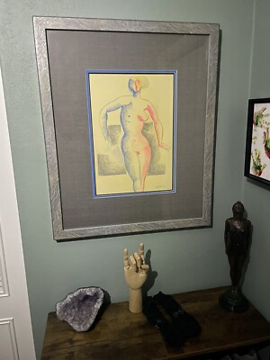 Helmut Preiss Original Pastel Fine Art Drawing Picasso Inspired | eBay