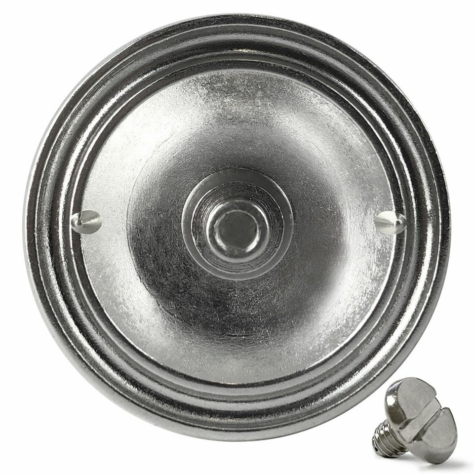 WESTERN LEATHER CRAFT BRIGHT SILVER ENGRAVED ROPE EDGE FLORAL CONCHO ...