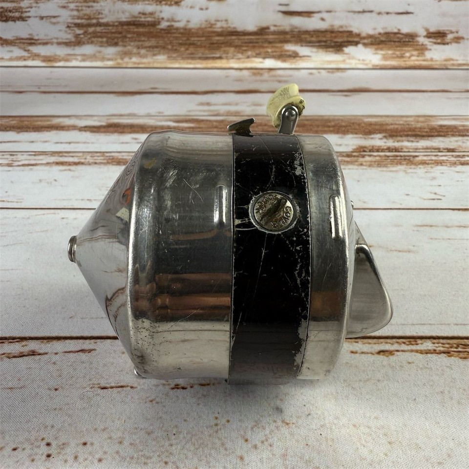 Vintage Zebco Spinner Model 55 Chrome Fishing Reel Original Classic | eBay