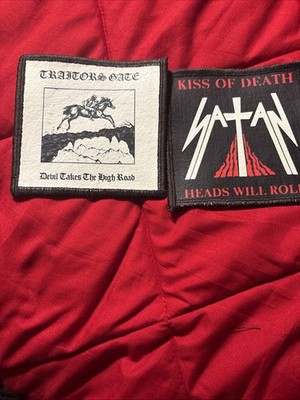 Vintage Nwobhm Patches Satan & Traitors Gate 80’s | eBay
