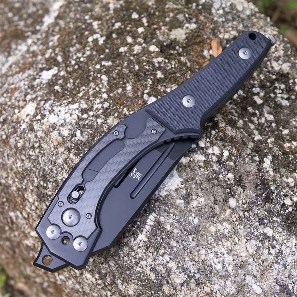 Camping Folding Hatchet, Pocket Folding Japanese Tactical Axe with Axis ...