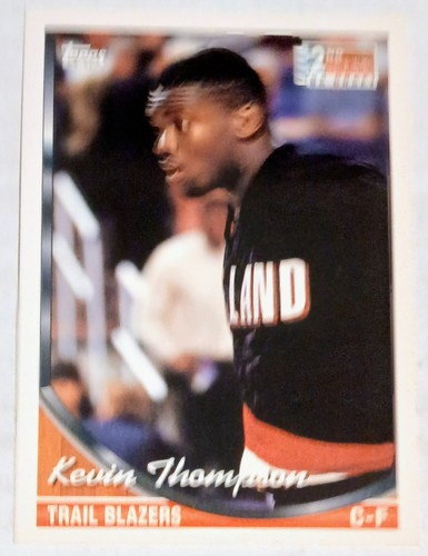 1993-94 Topps Kevin Thompson 380 Portland Trail Blazers RC | eBay