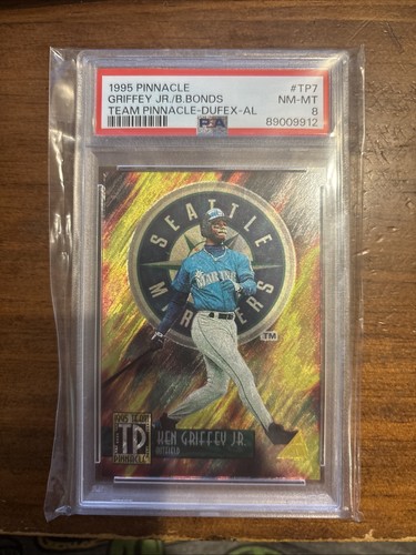 1995 PINNACLE TEAM PINNACLE DUFEX-AL #TP7 KEN GRIFFEY JR.-BARRY BONDS PSA 8 | eBay