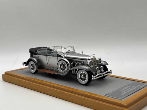XEROX brand 1:43 Silver Duesenberg J116 Dual Cowl classic car resin car ...