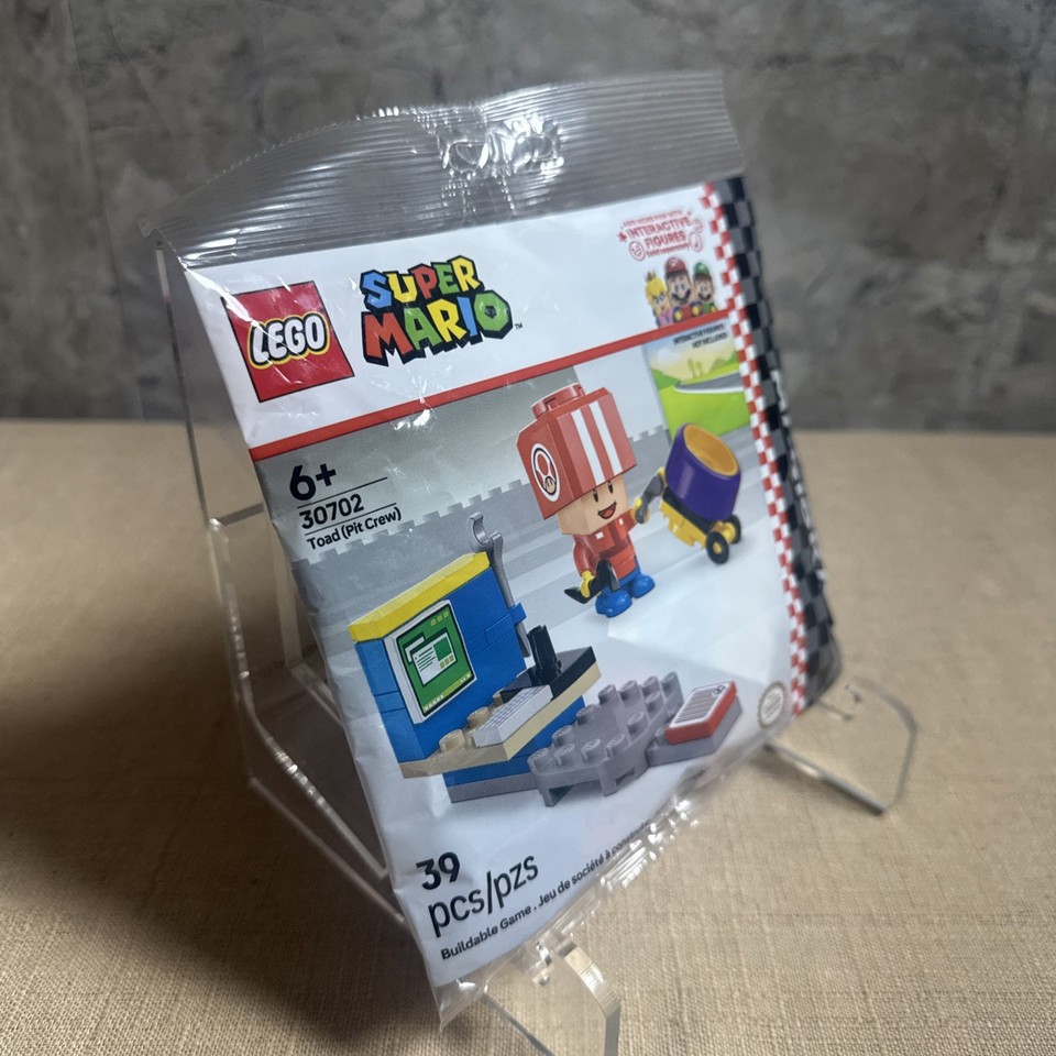 Lego 30702 - Lego Super Mario Kart - Toad (Pit Crew) - Brand New ...