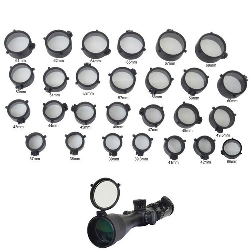 Scope Cover Quick Flip Spring Up Open Lens Cover Cap for Caliber Scope ...